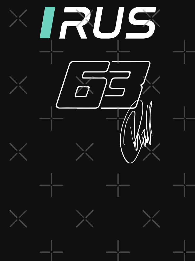 "George Russell 63 - F1 2023" T-shirt for Sale by Malaka7 | Redbubble ...