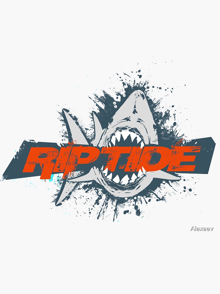 "Riptide" Sticker by Alexeev | Redbubble