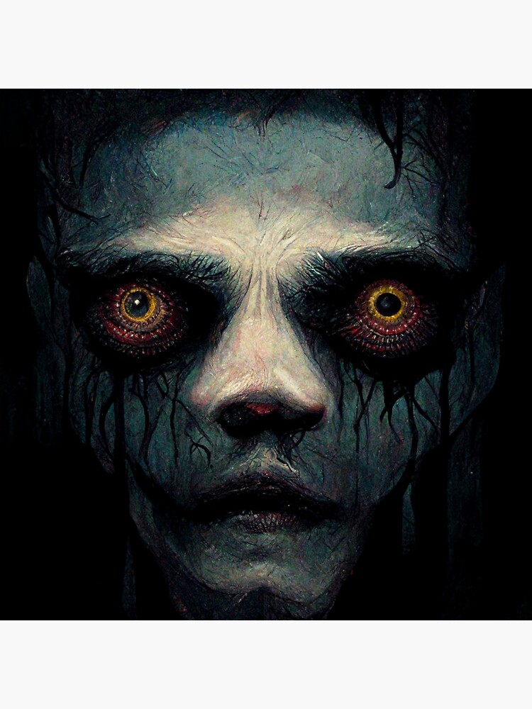 "SCARY FACE" Poster for Sale by Spoillone | Redbubble