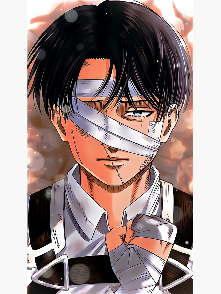 " Levi Ackerman Wallpaper for Homescreen & Lockscreen" Sticker for Sale ...