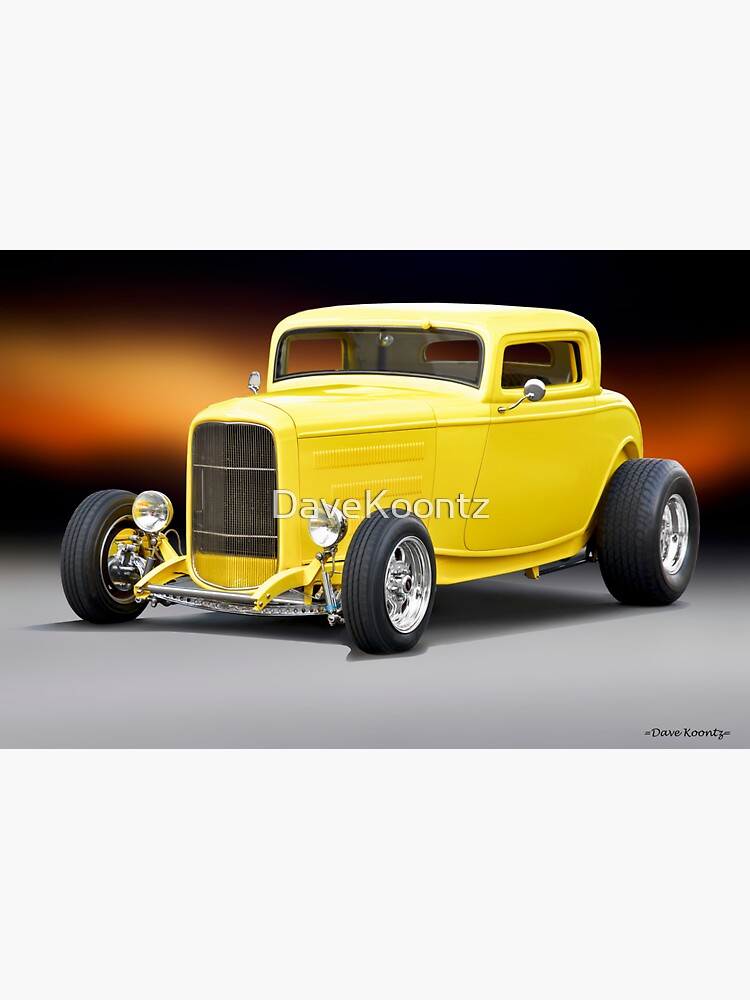"1932 Ford 'The Deuce' Coupe II" Sticker for Sale by DaveKoontz | Redbubble
