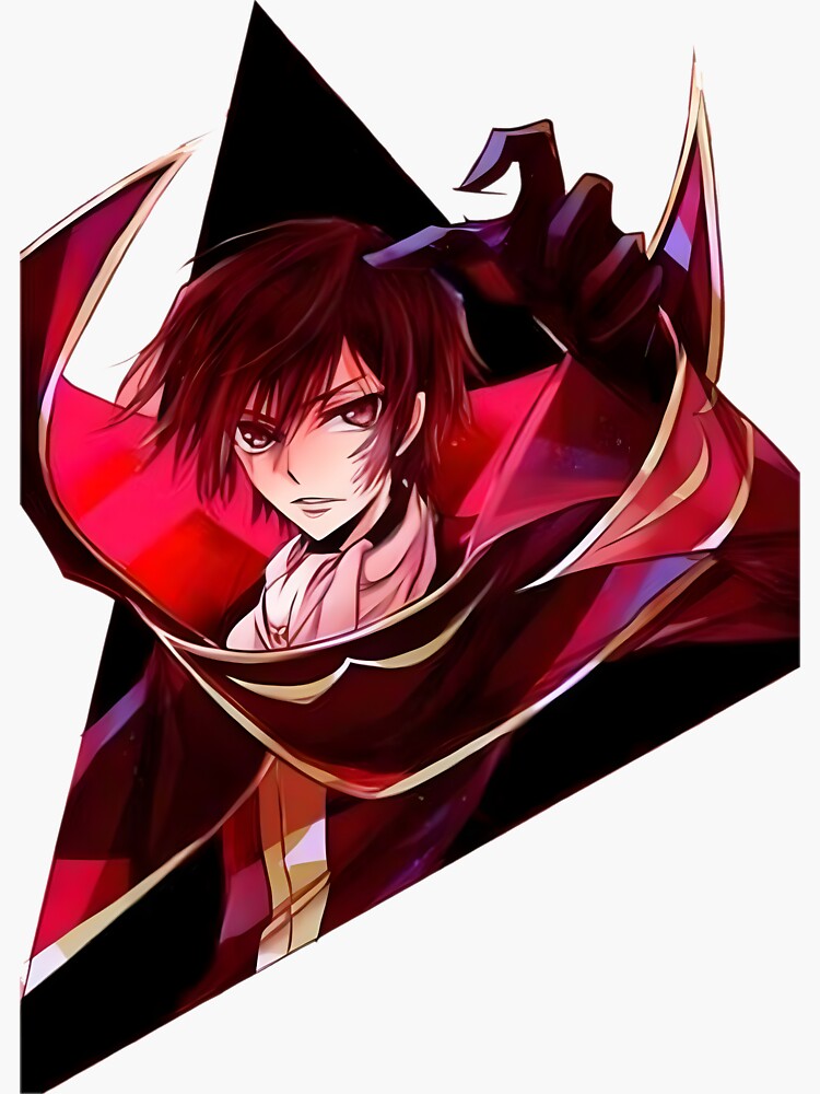 Code Geass Lelouch Lamperouge Sticker For Sale By Antoniaforster Redbubble
