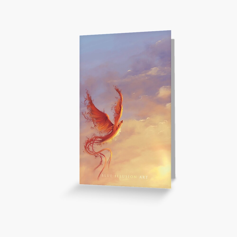 "Vassa Firebird | Acotar" Greeting Card for Sale by blueillusionart ...