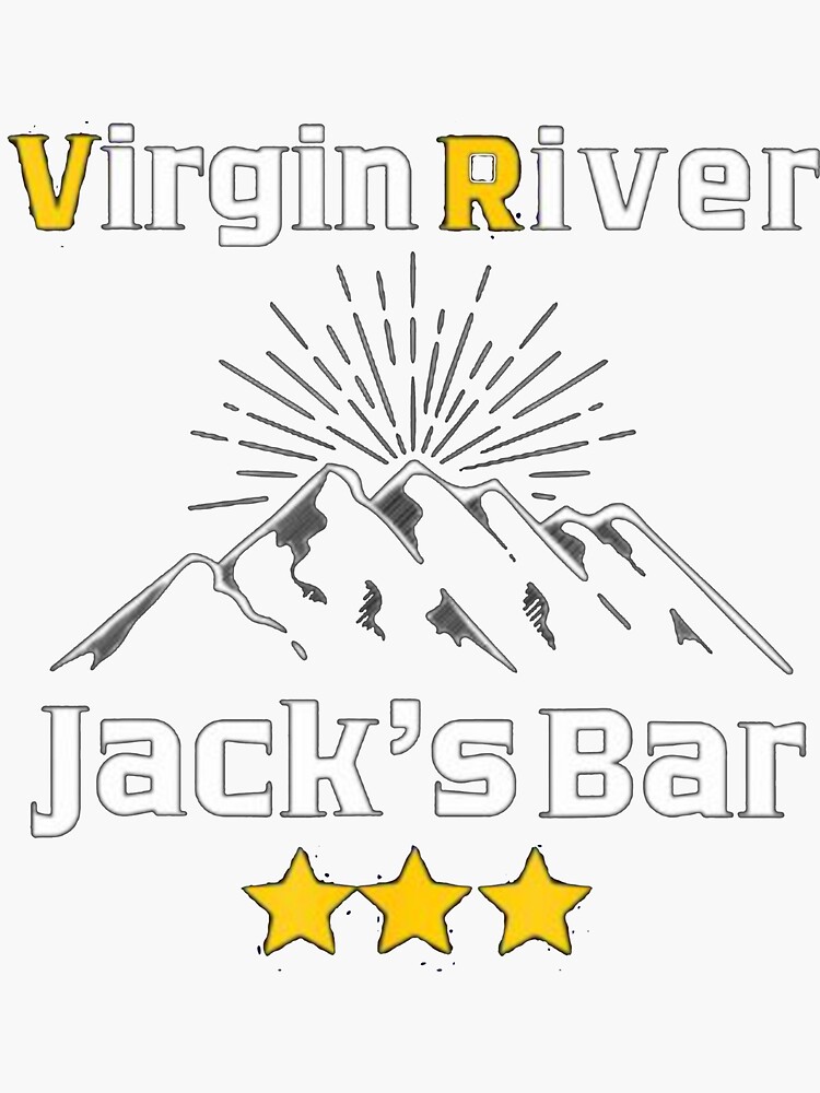 "Vintage Virgin River Jack's Bar " Sticker for Sale by jerriepaep0 ...