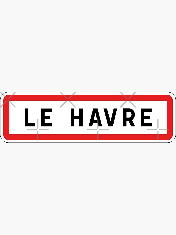"Le Havre City Panel" Sticker for Sale by BubbleManShop | Redbubble