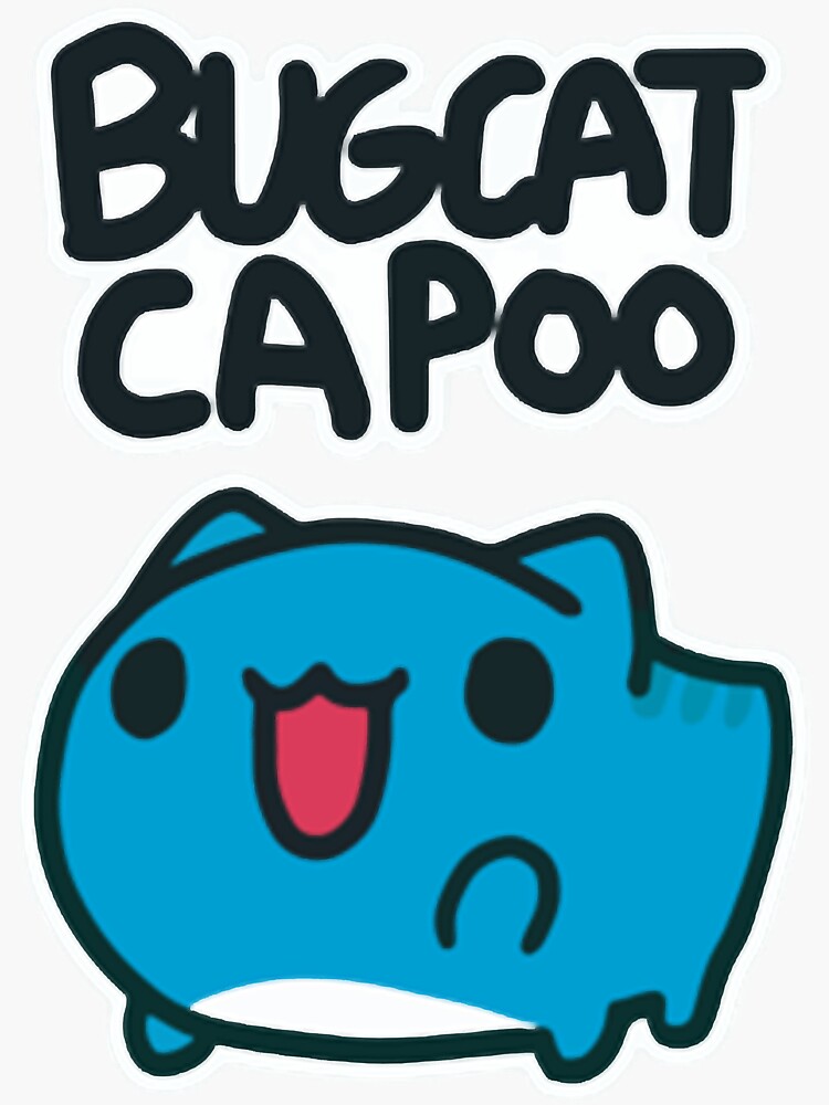 "Bugcat Capoo " Sticker for Sale by GheeBeansCrafty | Redbubble