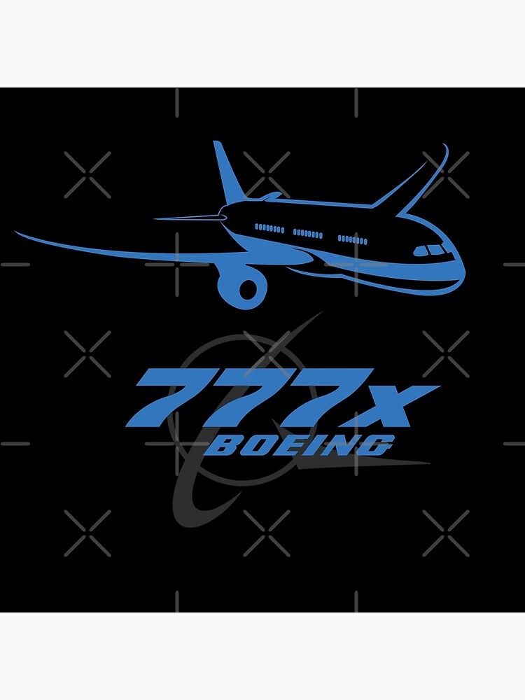 "Boeing 777x" Poster for Sale by Joel-Designs | Redbubble