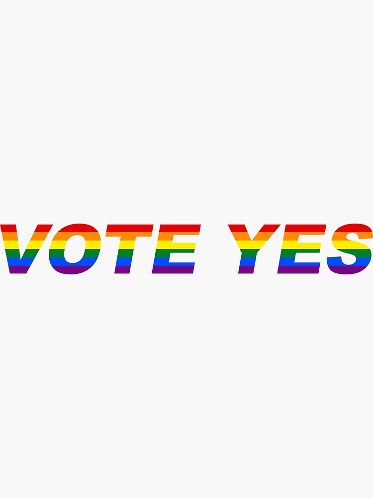 "Vote Yes Australia" Sticker by Cheesy-Puffs | Redbubble