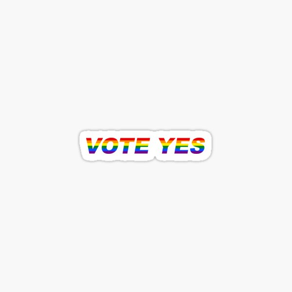 "Vote Yes Australia" Sticker by Cheesy-Puffs | Redbubble