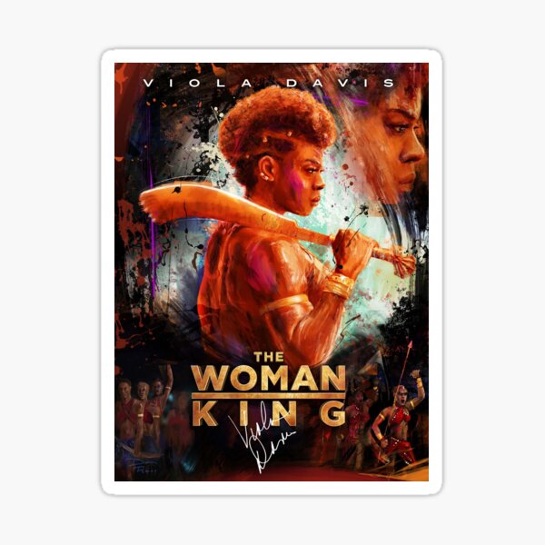 "The Woman King Art Signature" Sticker for Sale by LeahHeaton | Redbubble