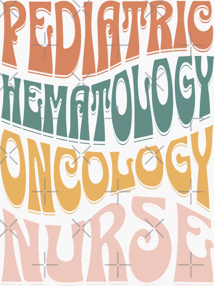 "Groovy Pediatric Hematology Oncology Nurse, cute retro Peds Hem Onc ...
