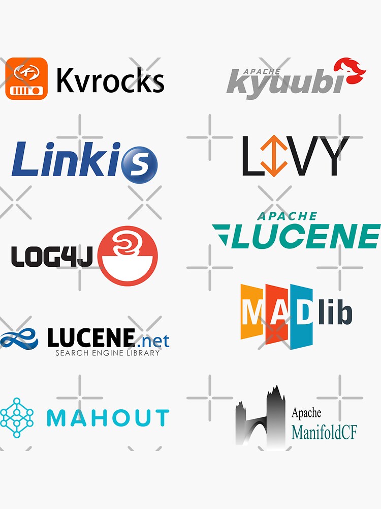 Apache Kvrocks, Kyuubi, Linkis, Livy, Log4j, Lucene, Lucene.NET, MADlib, Mahout, ManifoldCF ...
