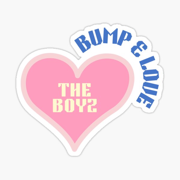 "Bump & Love" Sticker for Sale by winniethebii | Redbubble