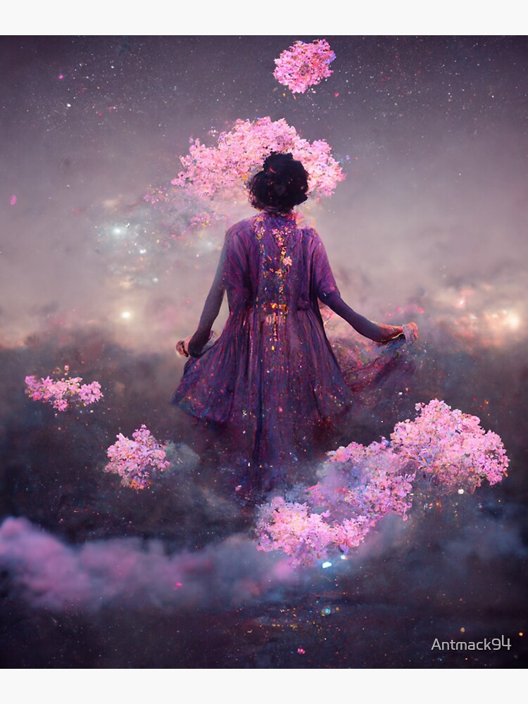 "Cherry Blossom Anime Girl" Sticker for Sale by Antmack94 | Redbubble