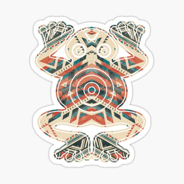 "American native frog illustration" Sticker for Sale by kukumi | Redbubble