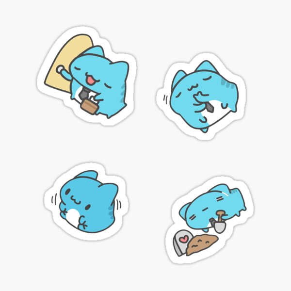 "bugcat capoo " Sticker for Sale by GheeBeansCrafty | Redbubble