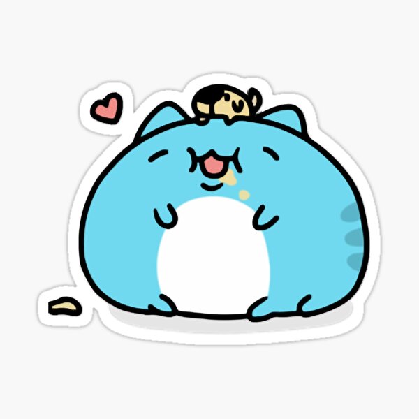 "Bugcat Capoo and funny dog" Sticker for Sale by GheeBeansCrafty ...