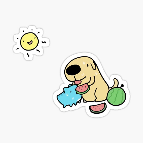 "Bugcat Capoo and funny dog Premium" Sticker for Sale by ...