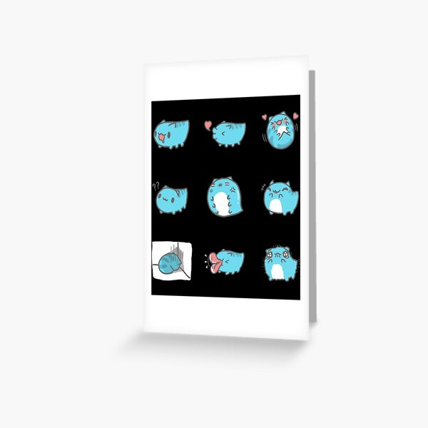 "Bugcat Capoo - Pack" Greeting Card for Sale by GheeBeansCrafty | Redbubble
