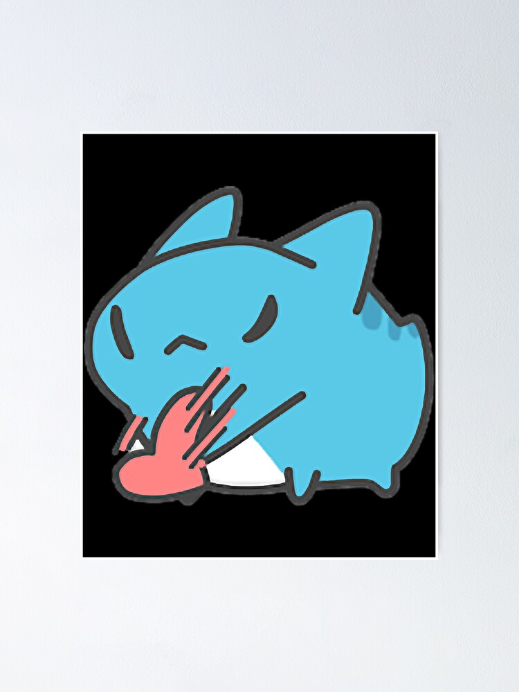 Póster for Sale con la obra «Bugcat Capoo - Enojado Bugcat Capoo» de ...