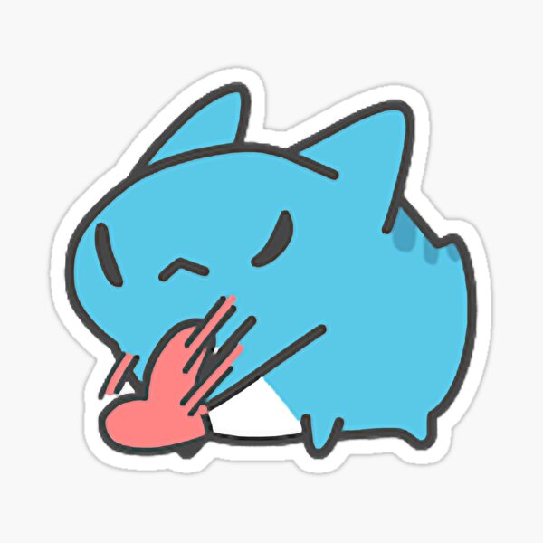 "Bugcat Capoo - Angry Bugcat Capoo" Sticker for Sale by GheeBeansCrafty ...