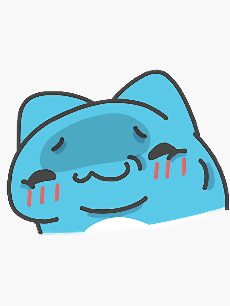 "Bugcat Capoo Bugcat Capoo - blush" Sticker for Sale by GheeBeansCrafty | Redbubble