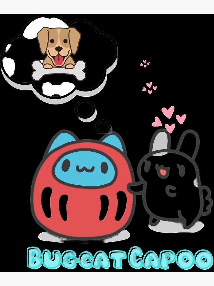 "bugcat capoo and the bunny" Poster for Sale by GheeBeansCrafty | Redbubble