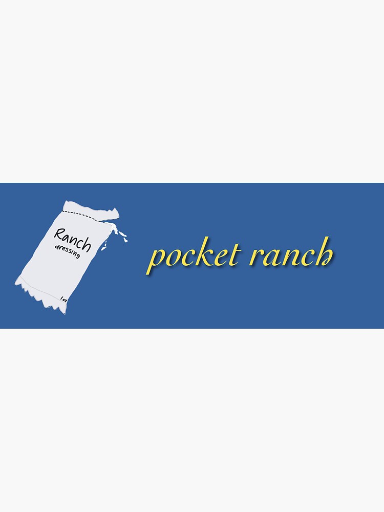 "pocket ranch" Sticker for Sale by Epicsleep7 | Redbubble