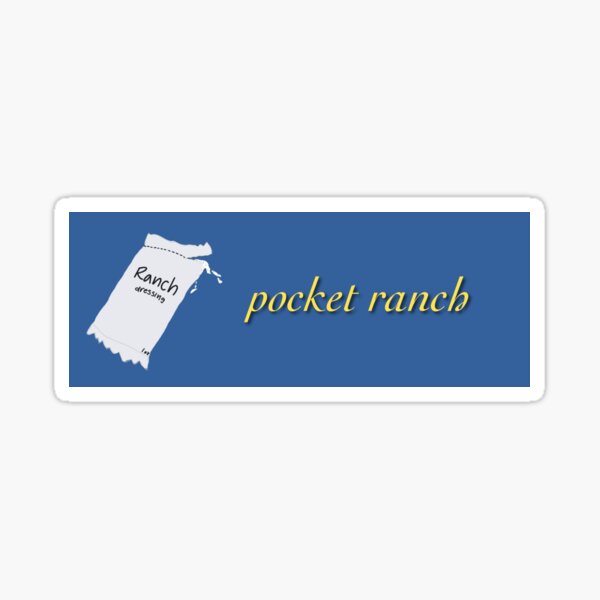 "pocket ranch" Sticker for Sale by Epicsleep7 | Redbubble