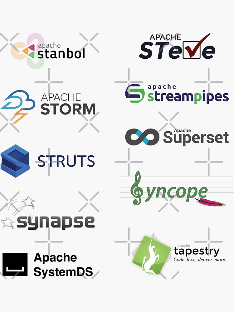 Apache Stanbol, STeVe, Storm, StreamPipes, Struts, Superset, Synapse ...