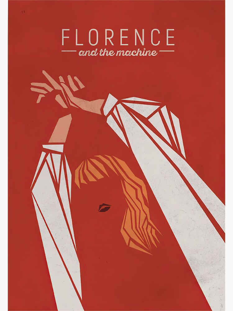 "Florence And The Machine" Sticker for Sale by SHIRLEYLEE21 | Redbubble