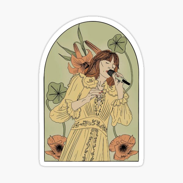 "Florence Welch Florence And The Machine Art" Sticker for Sale by ...
