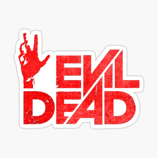 "EVIL DEAD" Sticker for Sale by KenanSaterfield | Redbubble