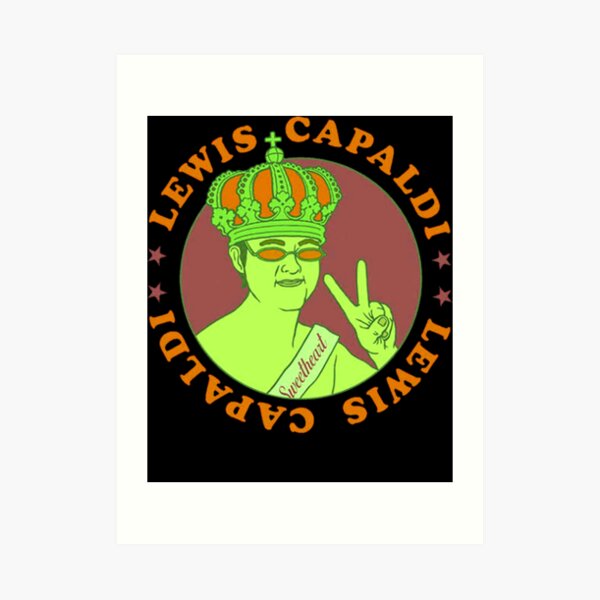 "Lewis Capaldi band logo" Art Print for Sale by LUCIAARION | Redbubble