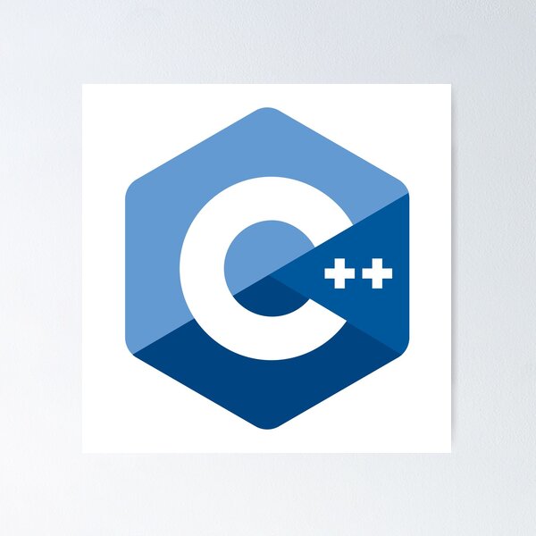 "C++ logo" Poster for Sale by hipstuff | Redbubble