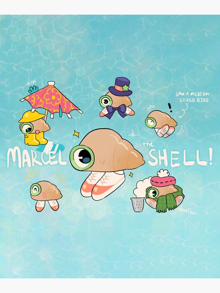 "Marcel The Shell Shoes On" Sticker for Sale by Artalk | Redbubble