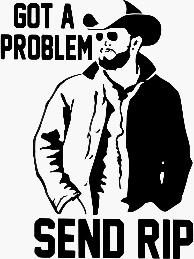 "Yellowstone Rip" Sticker for Sale by DanielJostds | Redbubble