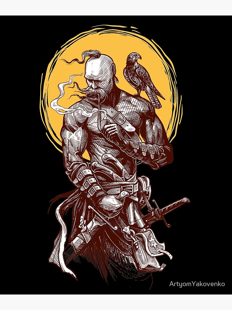 "Ukrainischer Kosakenkrieger mit Schwert - Kampf für die Ukraine ...