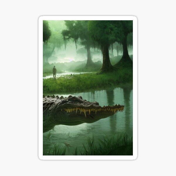 "Swamp" Sticker for Sale by chatzous | Redbubble