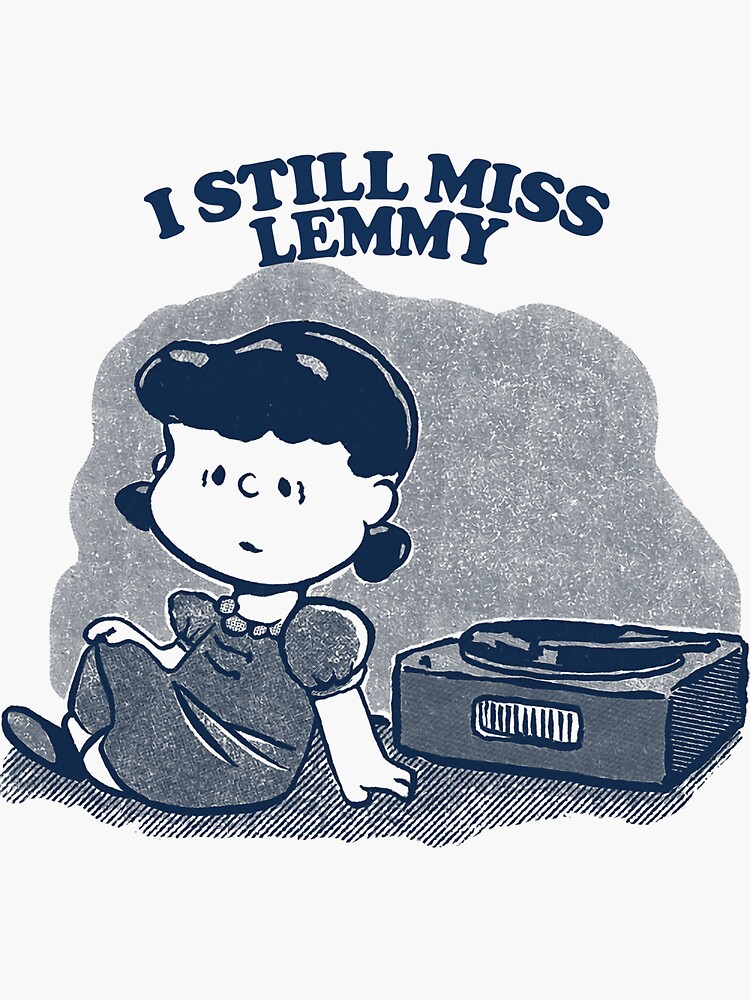 "lemmy" Sticker for Sale by ryblepederson | Redbubble