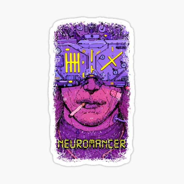 "Neuromancer Merch" Sticker for Sale by xxXVintageXxx | Redbubble