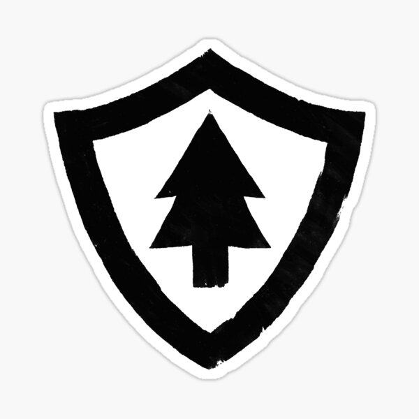 "Firewatch Shield Logo " Sticker for Sale by lilianaos | Redbubble