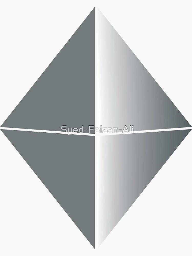 "Prism Grey" Sticker for Sale by Syed-Faizan-Ali | Redbubble