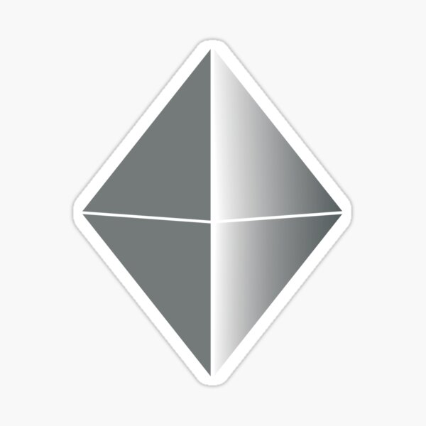 "Prism Grey" Sticker for Sale by Syed-Faizan-Ali | Redbubble