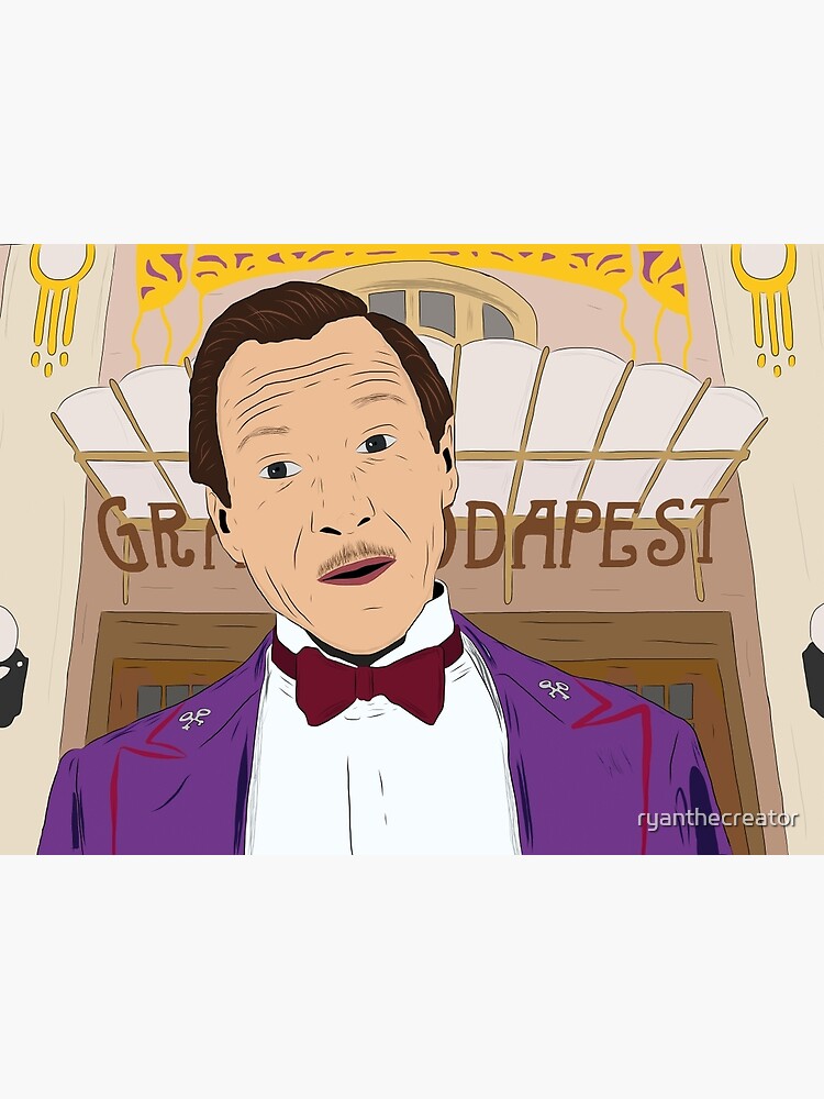 "M. Gustave - The Grand Budapest Hotel, Wes Anderson" Art Print by ...