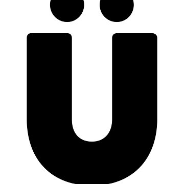 "Ü - U Umlaut Letter" Sticker for Sale by trendingatees | Redbubble
