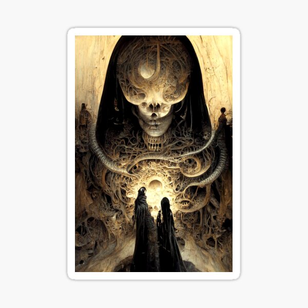 "Pilgrimage to the Source" Sticker for Sale by alienOracle | Redbubble