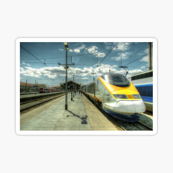 "Marseilles Eurostar " Sticker for Sale by hawkie | Redbubble