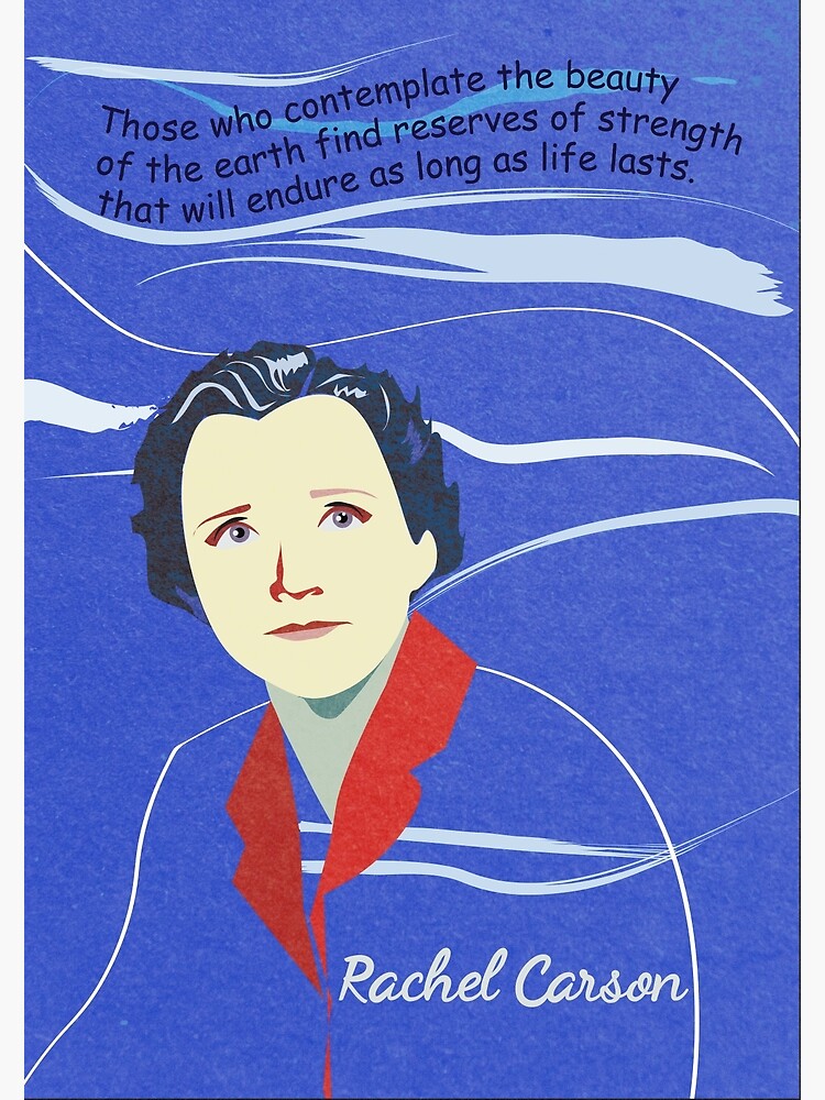 Lámina fotográfica « Cita de Rachel Carson, arte de pared, cartel de ...