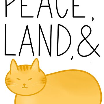 "Peace, Land, and Bread " Poster for Sale by BluebellPainter | Redbubble